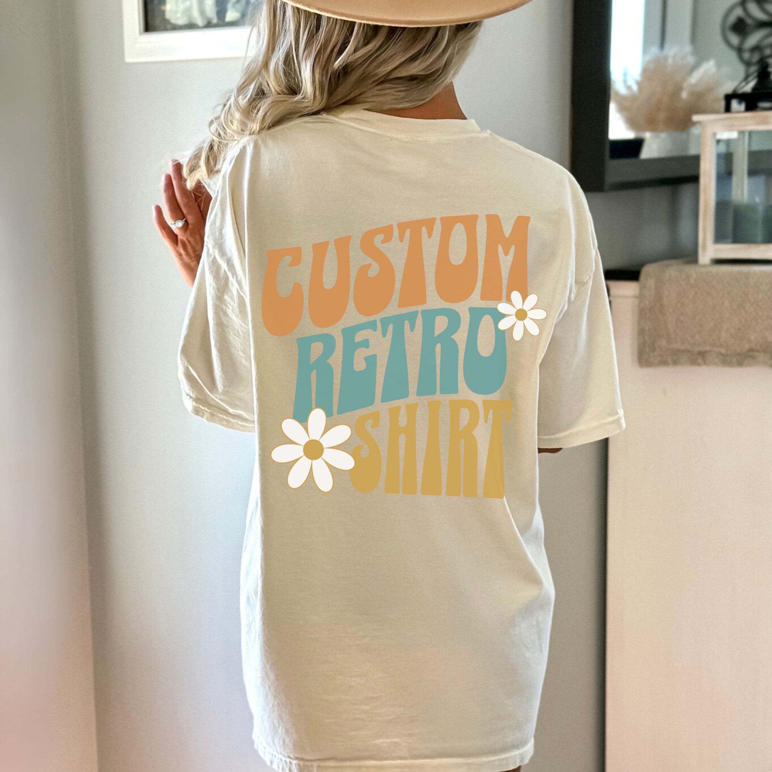 Custom Retro Font Shirt Personalized Cottagecore Shirt Groovy Tshirt ...