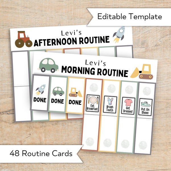 Laminated Chore Chart - Etsy