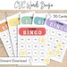 CVC Words Bingo Printable CVC Game Kindergarten Homeschool CVC Card ...