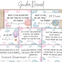 Gender Reveal Coloring Page for Kids Printable Kids Table Activities ...
