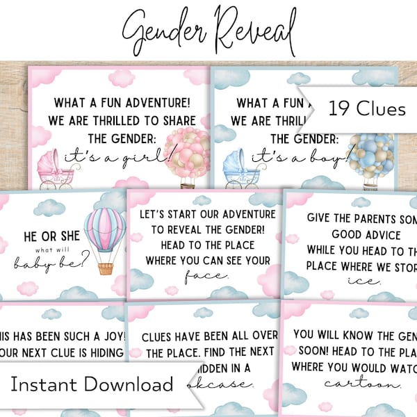 Gender Reveal Coloring Page for Kids Printable Kids Table Activities ...
