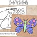 Butterfly Printable Craft Build a Butterfly Spring Activity for Kids ...