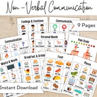 Silly Cat Themed Communication Cards (AAC, Nonverbal Aid, Autism ...