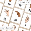 ASL Flashcards American Sign Language Flashcards Special Education ...