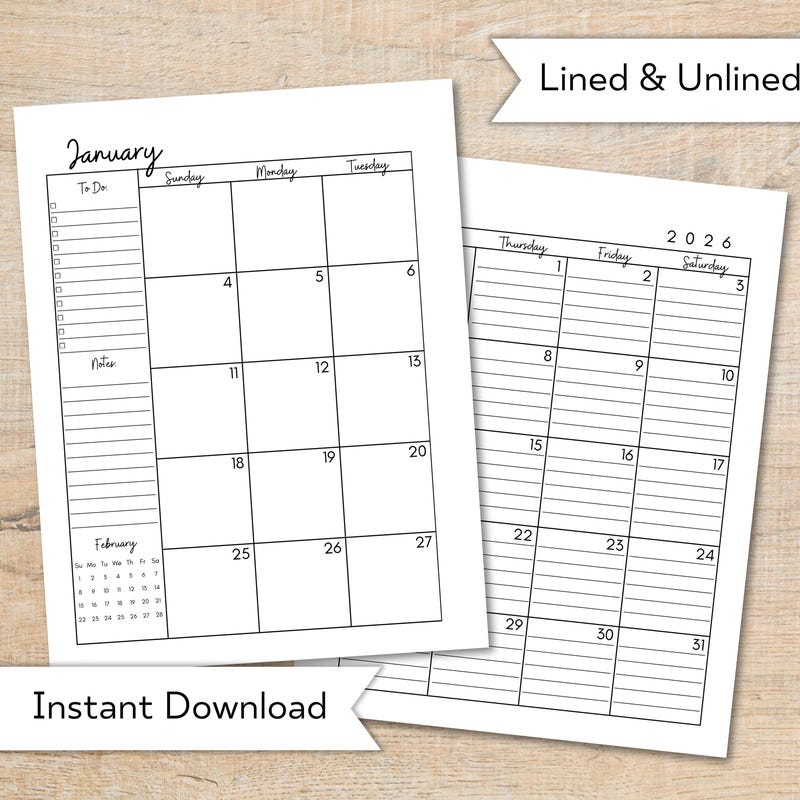 Agenda 2026 Format Letter - Etsy