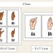 ASL Alphabet Flashcards - Printable American Sign Language Alphabet ...