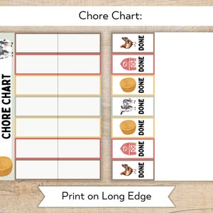 Routine Chart Printable Kids Flip Routine Chart Editable Template ...