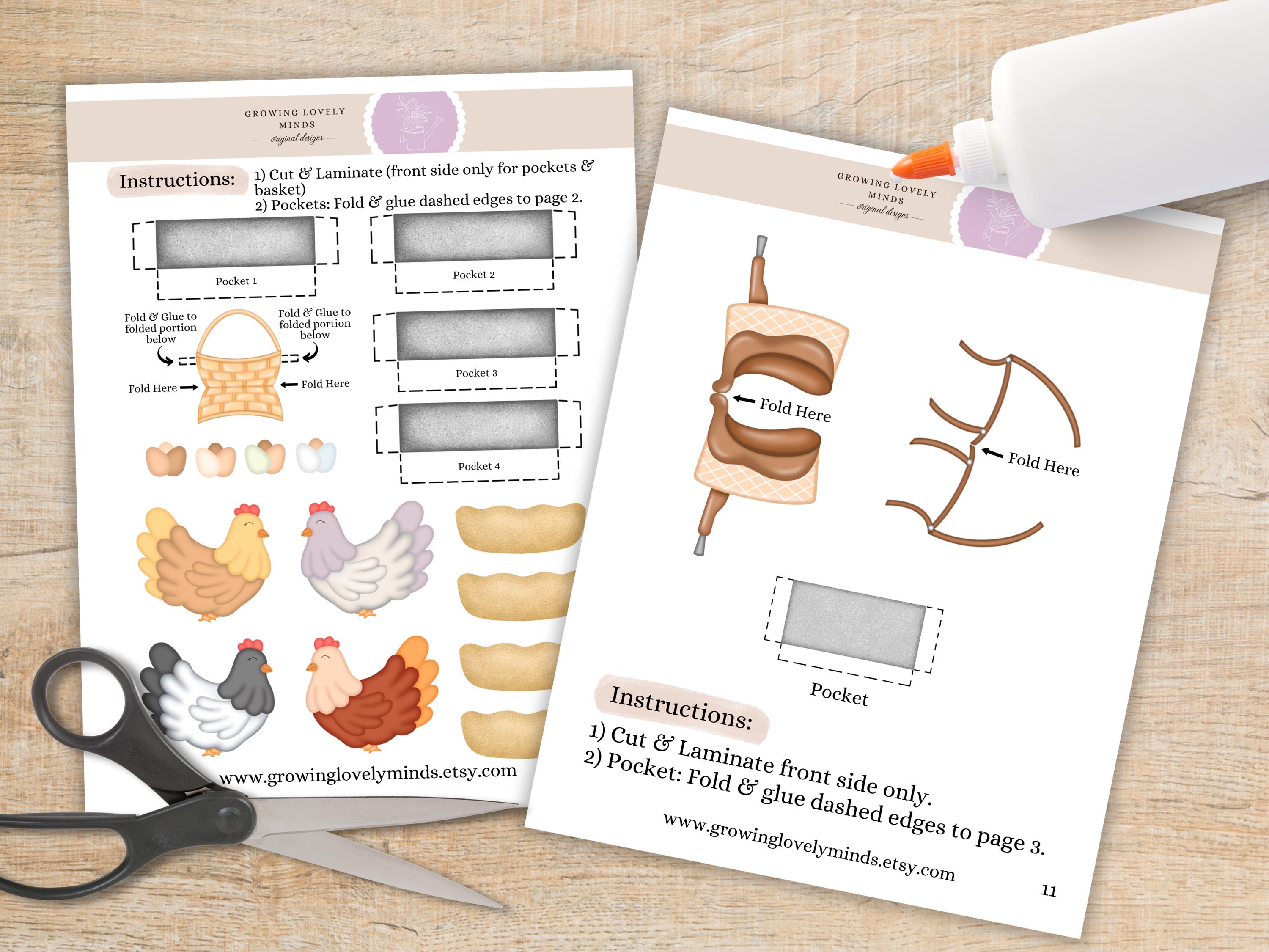 Printable Paper Farm Craft - Printable Farm Animals Cutout Craft ...