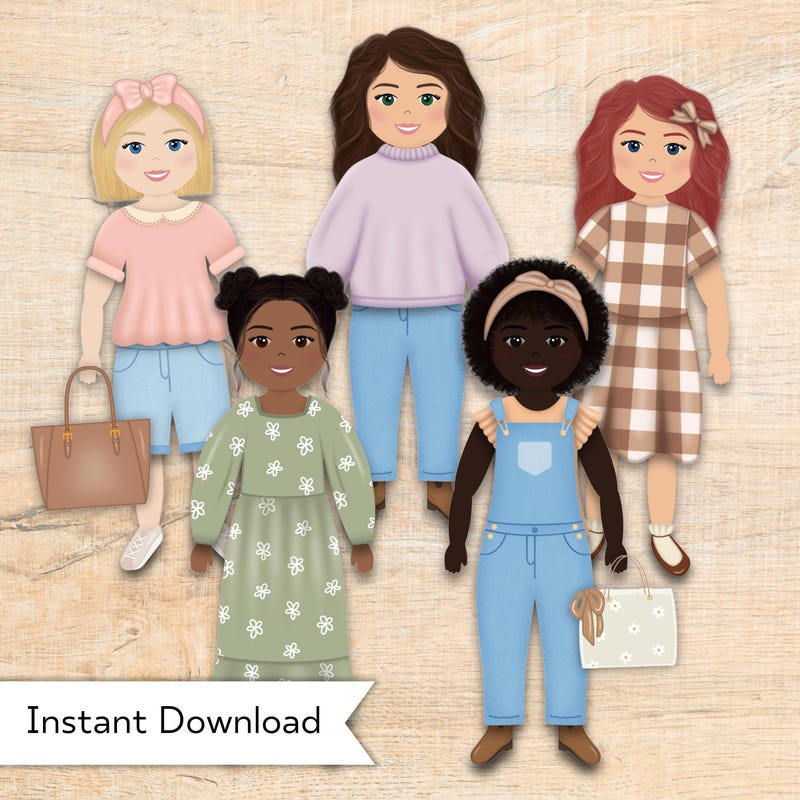 Avatar Paper Doll - Etsy