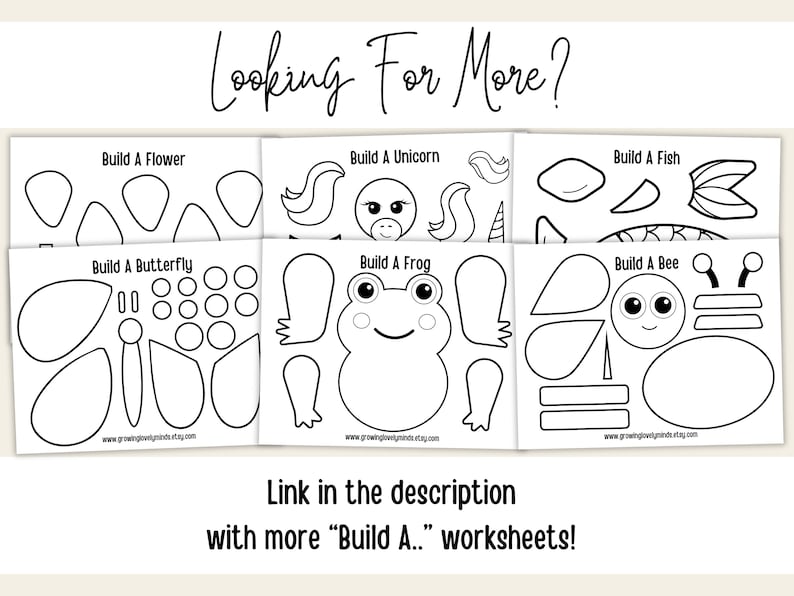 Bee Printable Craft Build a Bee Spring Activity for Kids Preschool ...