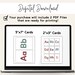 Alphabet Flashcards – A-Z Learning Cards for Toddlers (digital Download ...