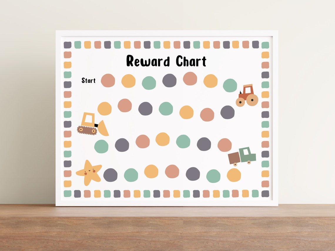 Kids Reward Chart – Potty Training & Behavior Tracker (PDF) - Etsy