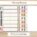 Routine Chart Printable Kids Flip Routine Chart Editable Template ...