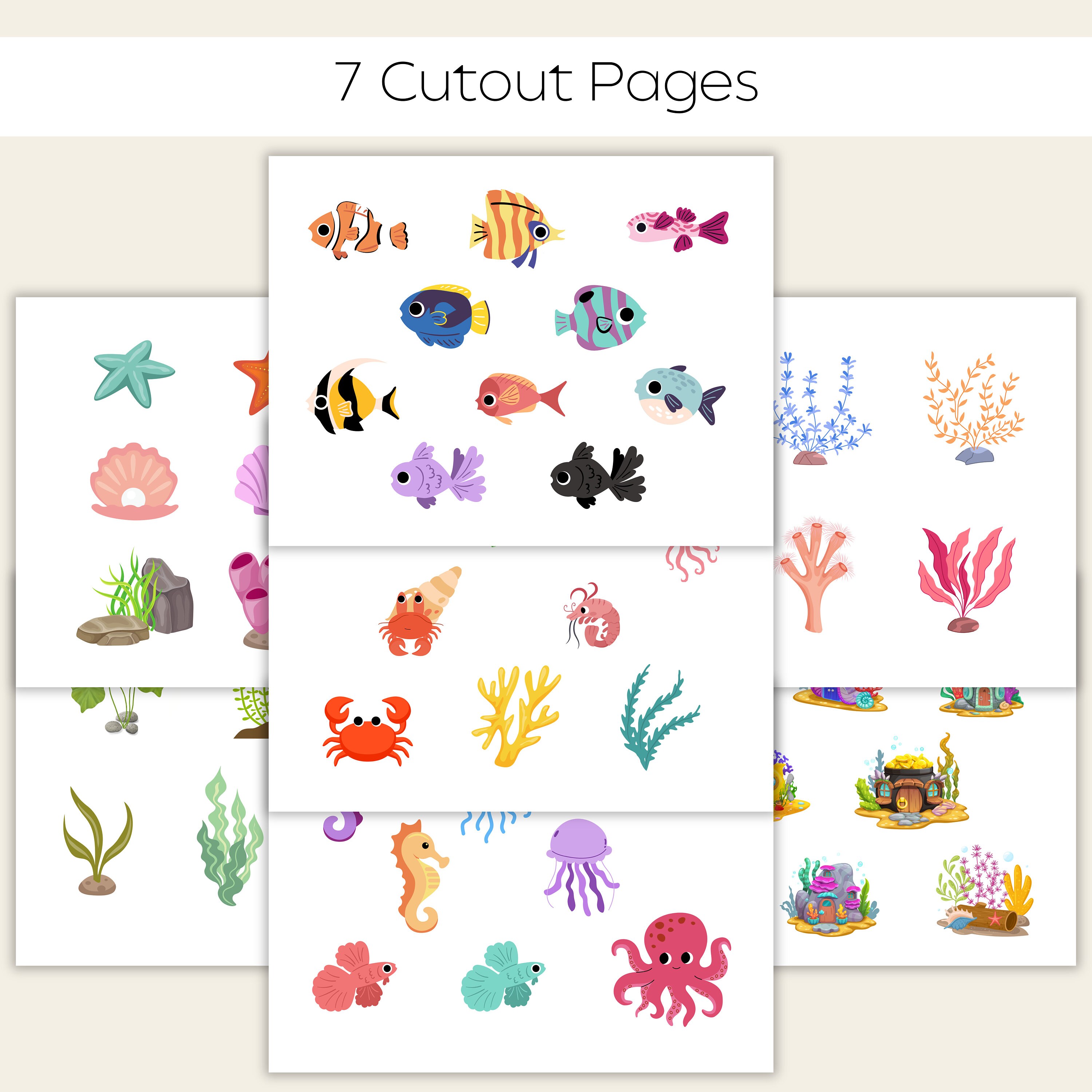 Build A Fish Tank Printable Craft Build a Fish Tank Activity for Kids ...