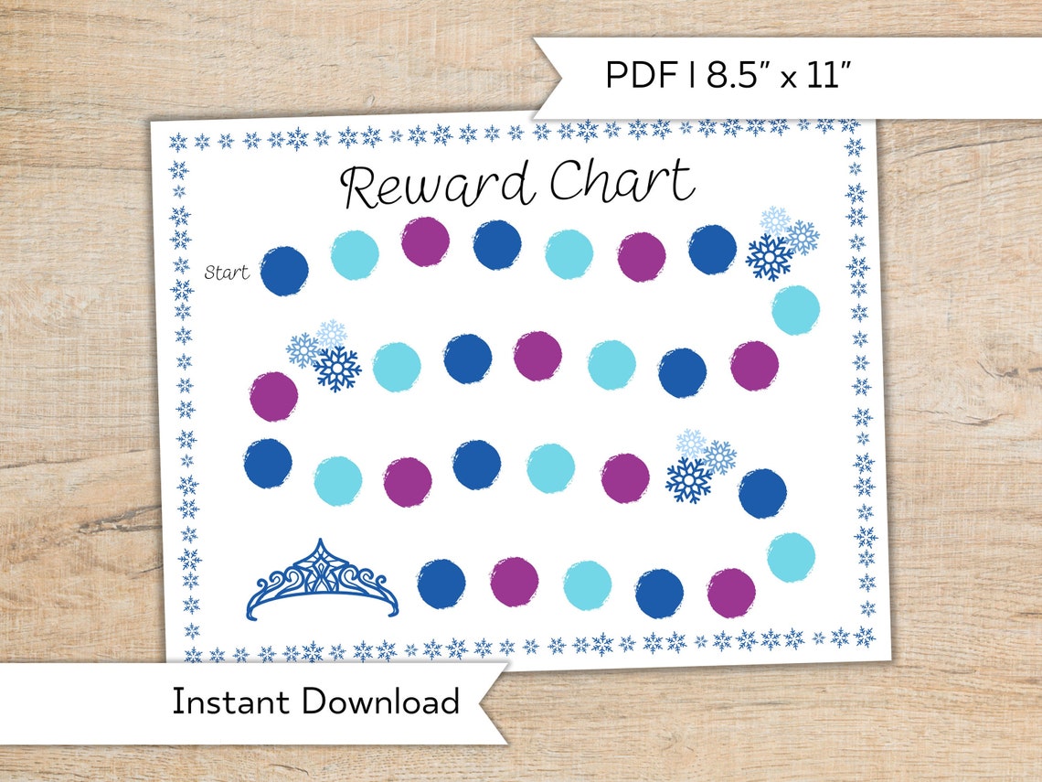 Reward Chart for Kids Kids Potty Chart Custom Behavior Sticker Chart ...