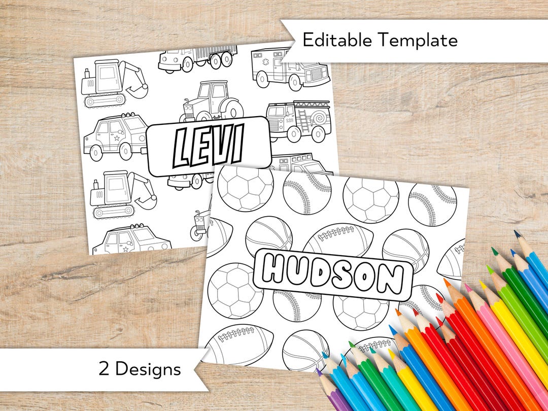 Custom Name Coloring Page - Printable Personalized Coloring Page ...