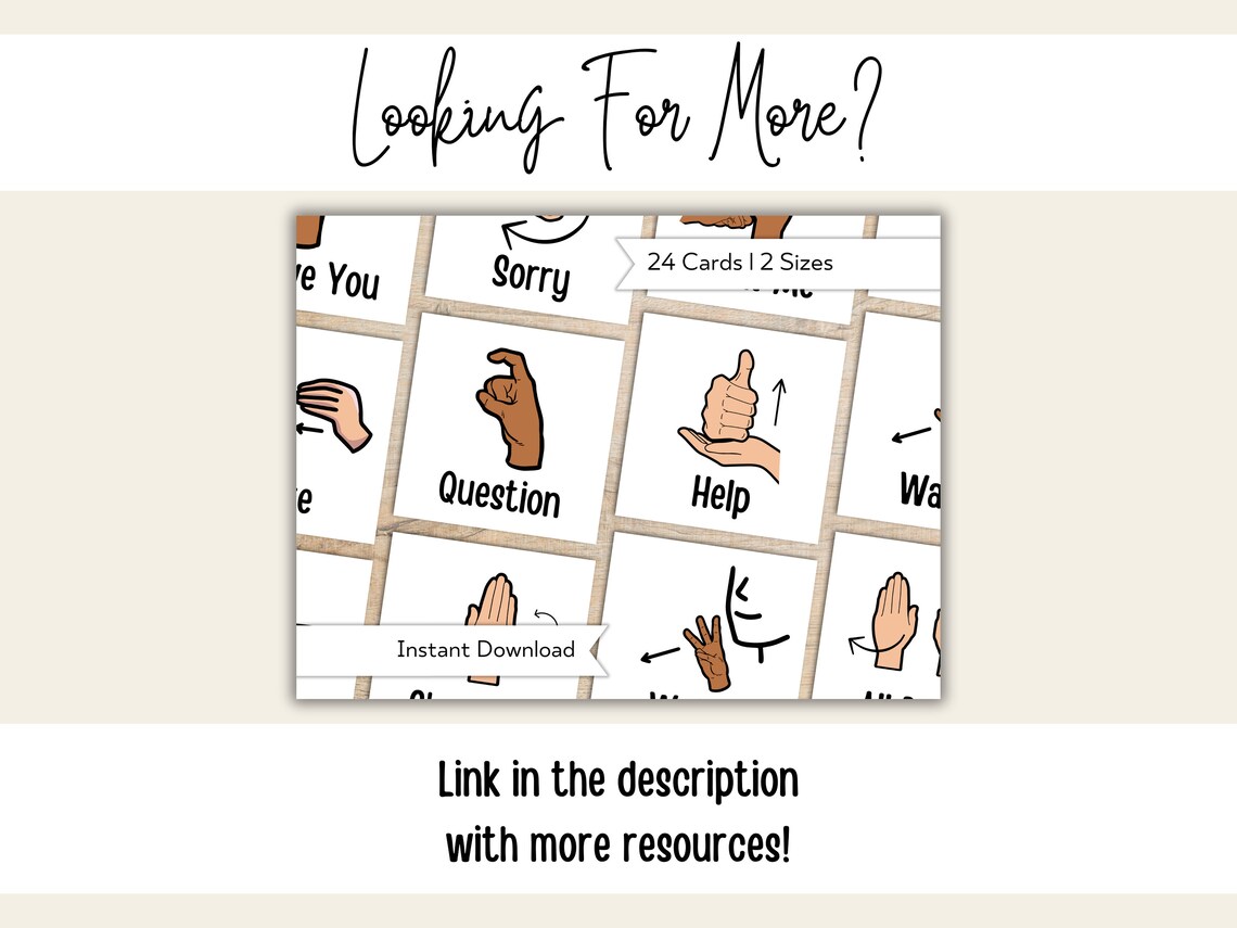 ASL Alphabet Flashcards Printable American Sign Language Alphabet Learn ...