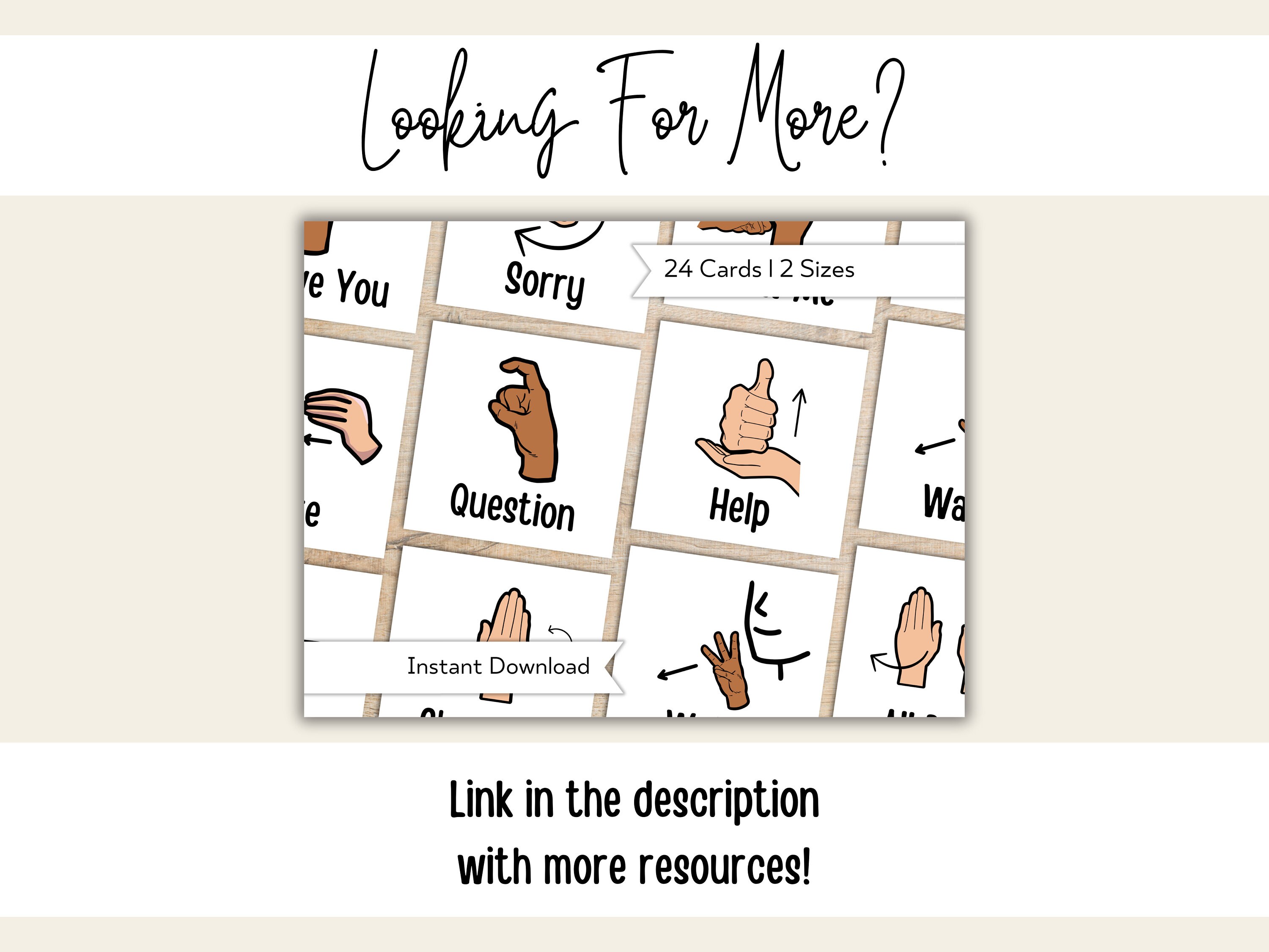 ASL Alphabet Flashcards Printable American Sign Language Alphabet Learn ...