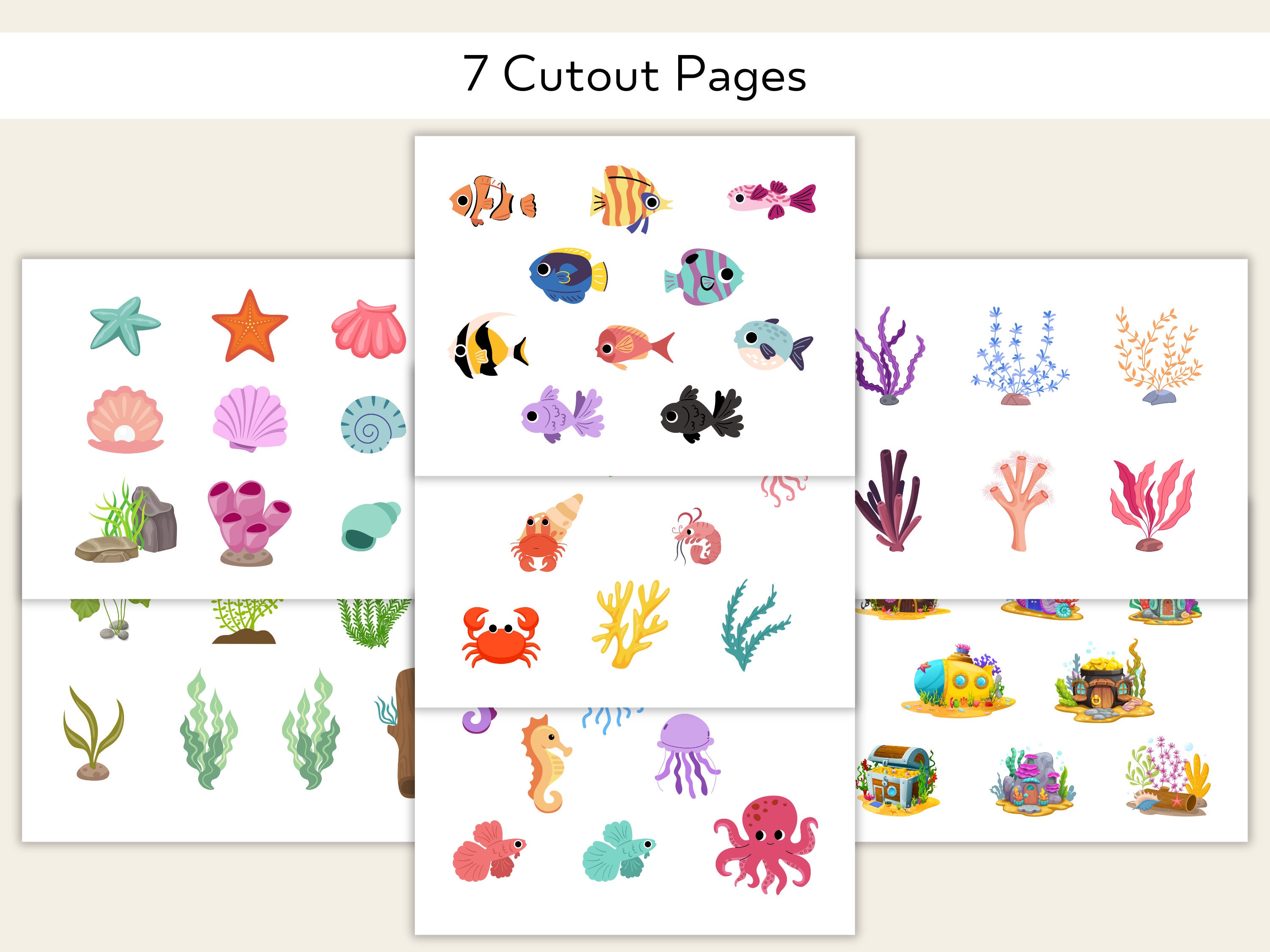 Build A Fish Tank Printable Craft – Kids Activity (digital Download) - Etsy