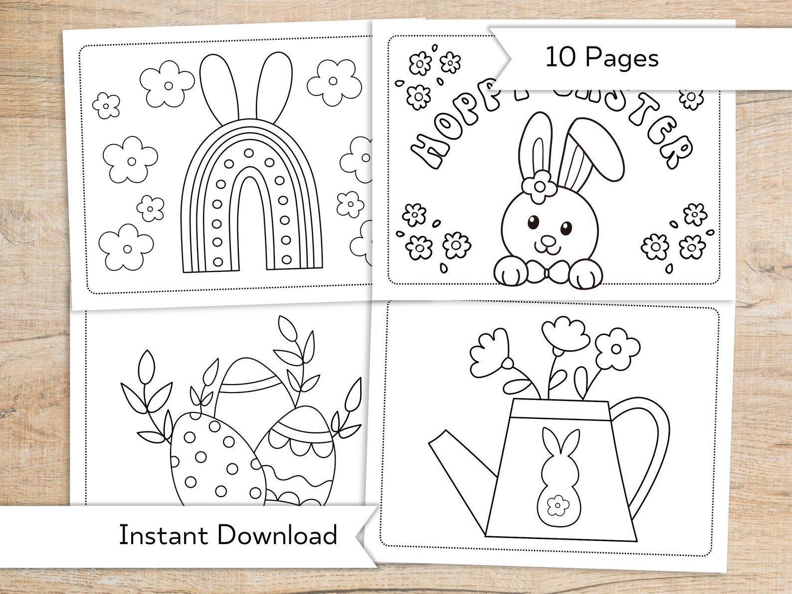 Easter Coloring Pages Printable Coloring Pages for Kids Toddler ...