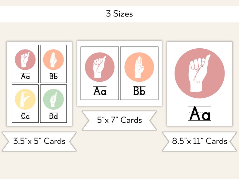 ASL Alphabet Flashcards - Printable American Sign Language Alphabet ...