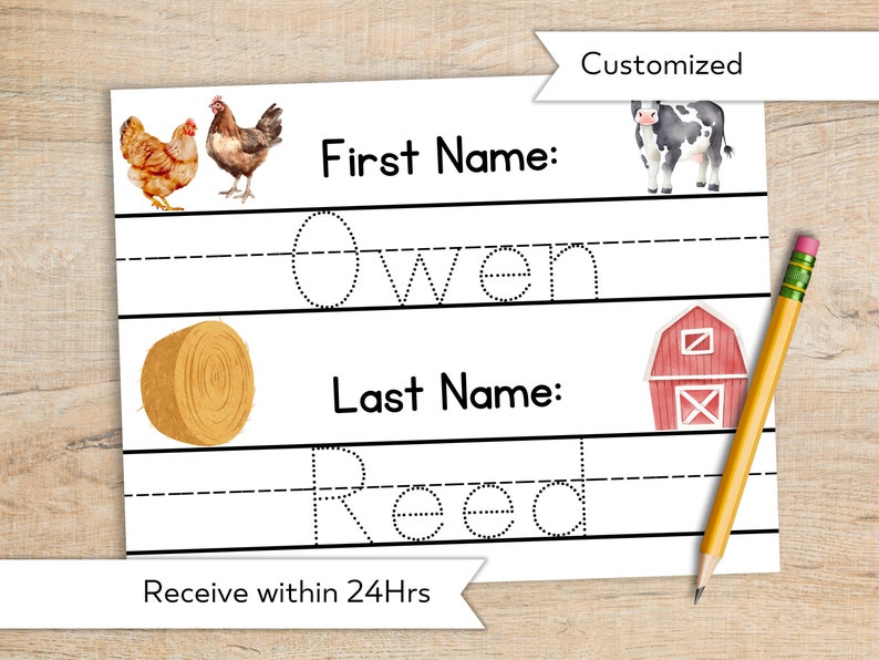 Name Tracing Worksheet - Printable Customized Name Tracing ...