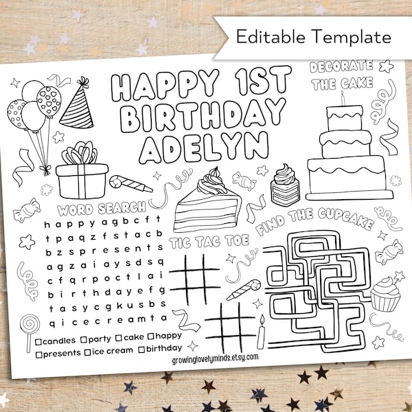 Custom Class Placemat - Etsy UK