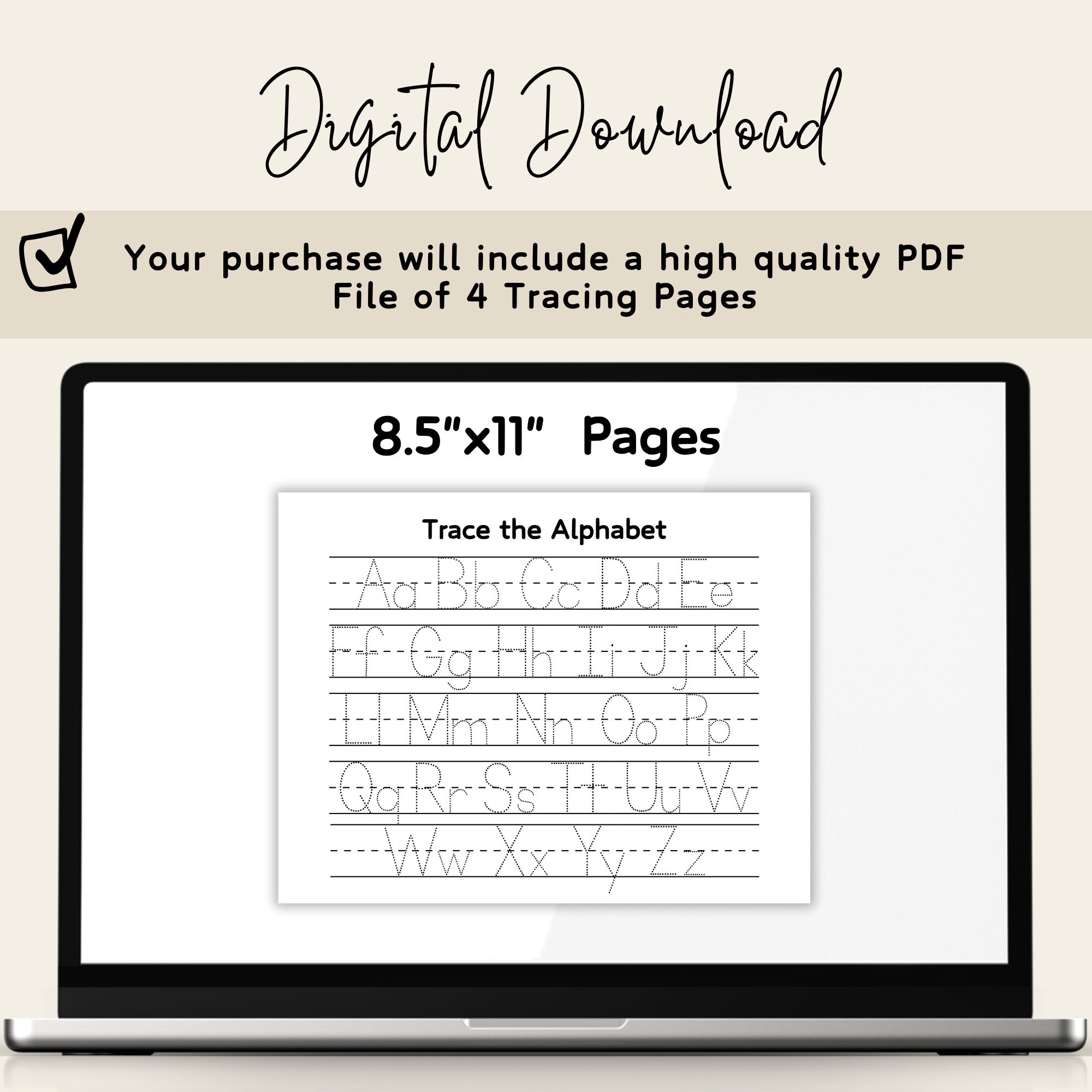 Tracing Worksheets Printable Tracing Pages for Kids toddler Preschool ...