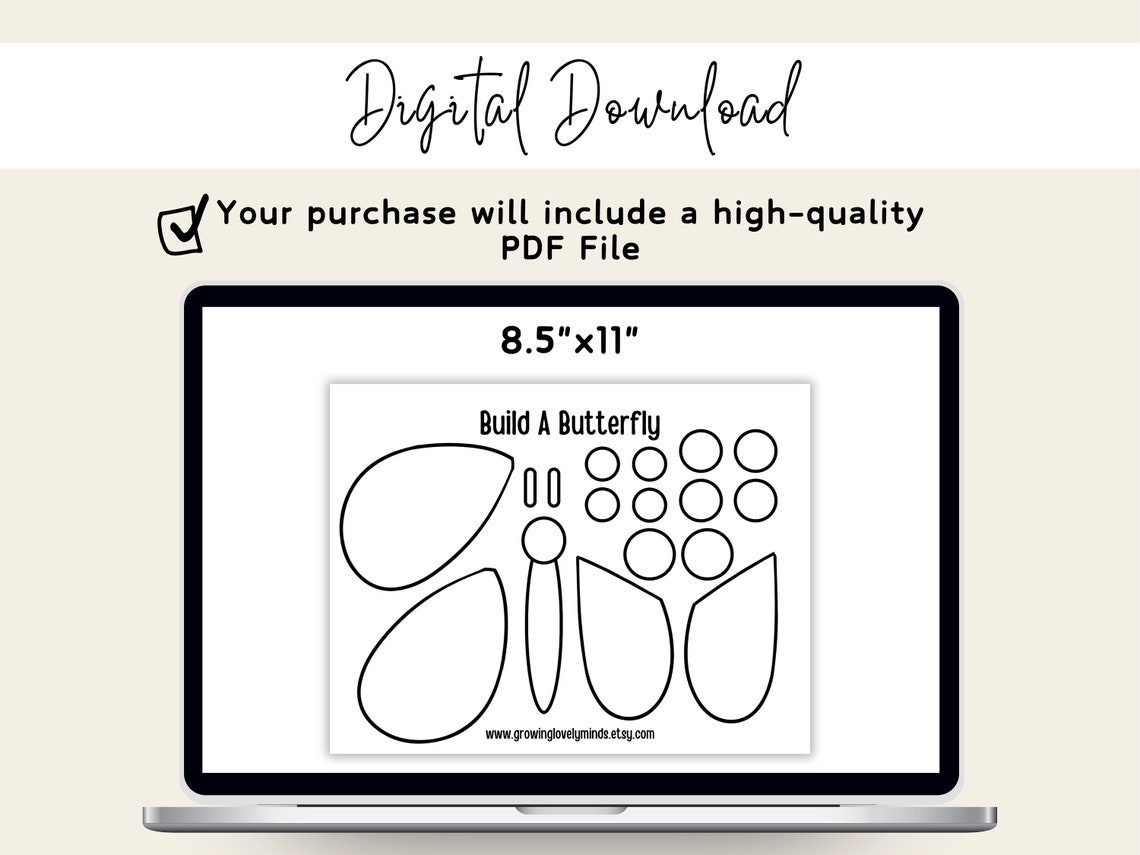 Butterfly Printable Craft Build a Butterfly Spring Activity for Kids ...