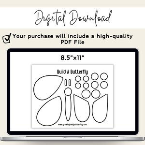 Butterfly Printable Craft Build a Butterfly Spring Activity for Kids ...