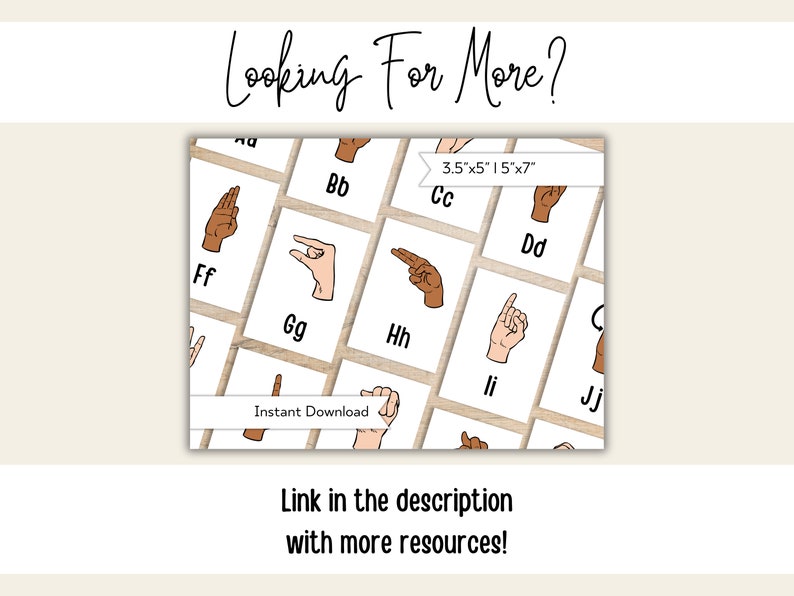 ASL Flashcards - American Sign Language Flashcards - Special Education ...