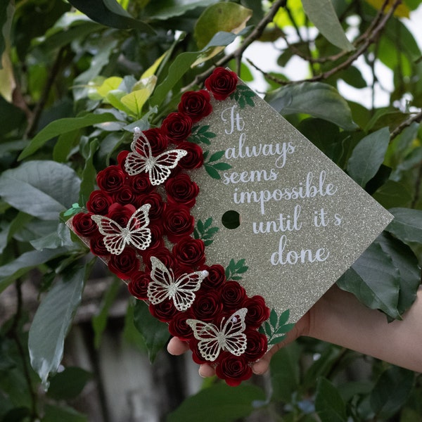 Gold Cap Graduation - Etsy