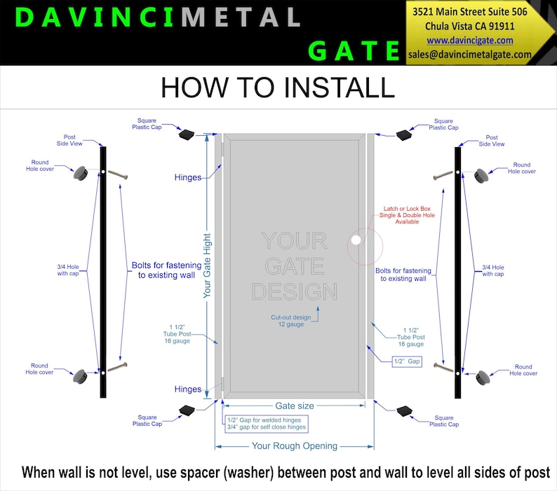 Custom Metal Gate Made to Order Modern Artistic Design Plasma/laser Cut ...