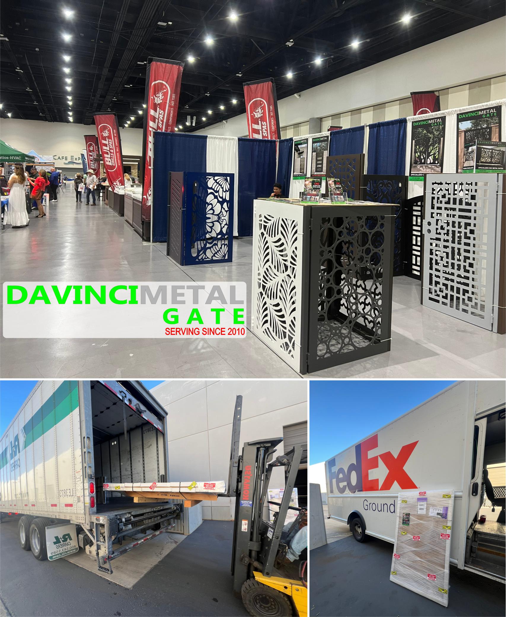 Custom Metal Gate Made to Order; Modern Artistic Design Plasma/laser ...