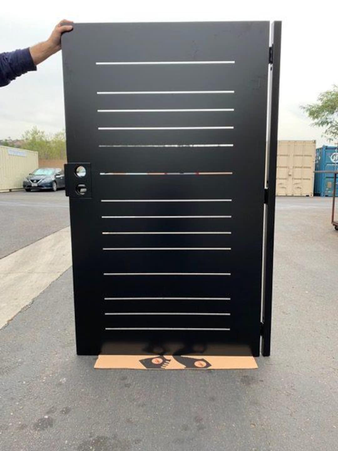 Custom Metal Gate Made to Order Modern Artistic Design Plasma/laser Cut ...