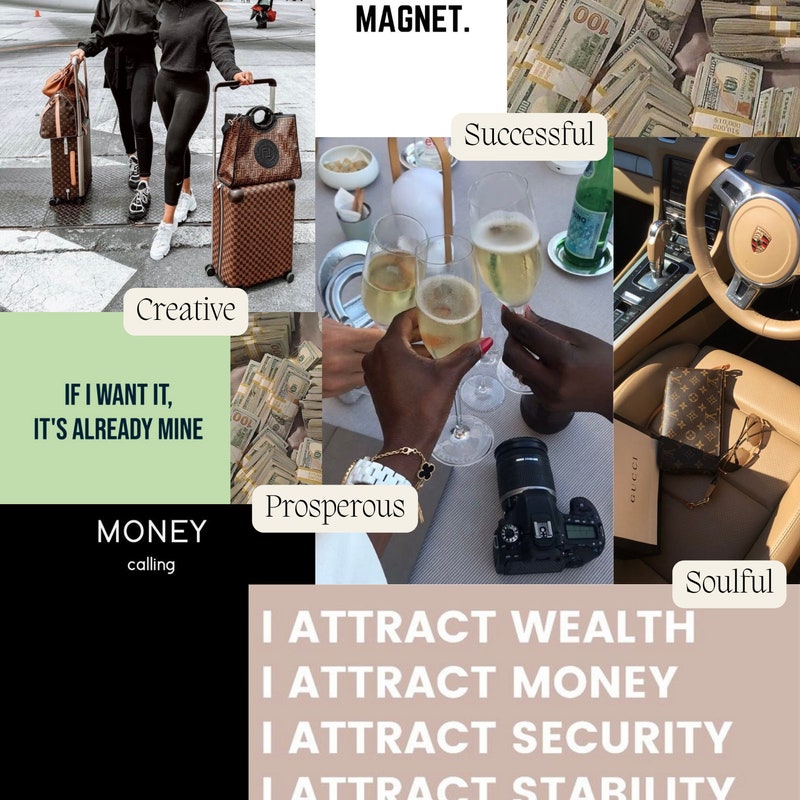 Finances Vision Board - Etsy