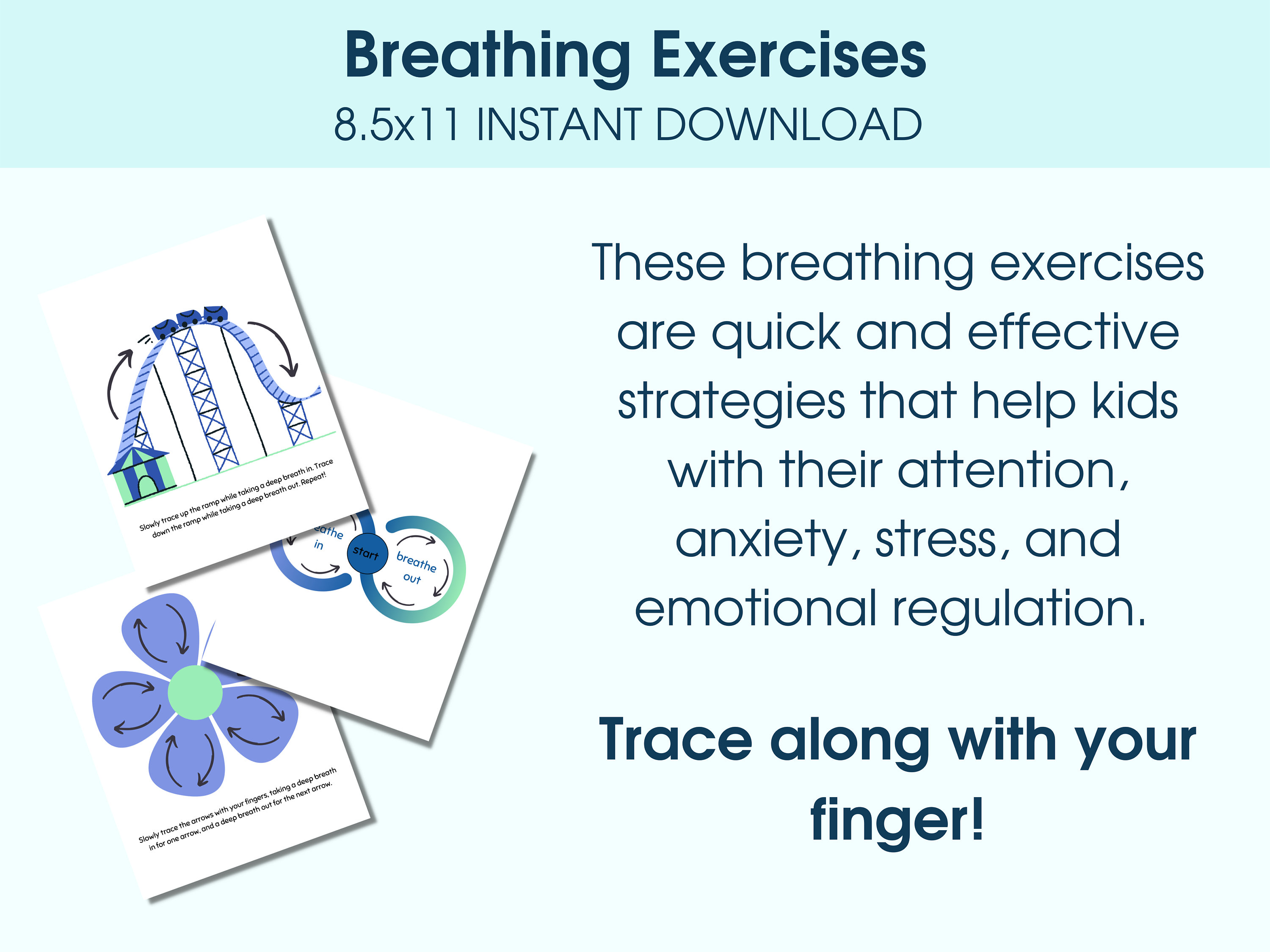 Ejercicios de respiración para niños, Actividad de regulación emocional ...