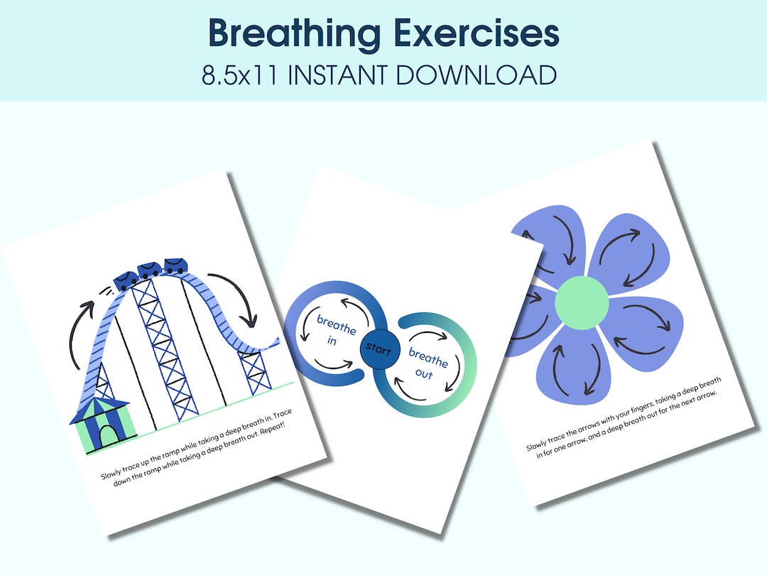 Breathing Exercises for Kids, Emotional Regulation Activity, Anxiety ...
