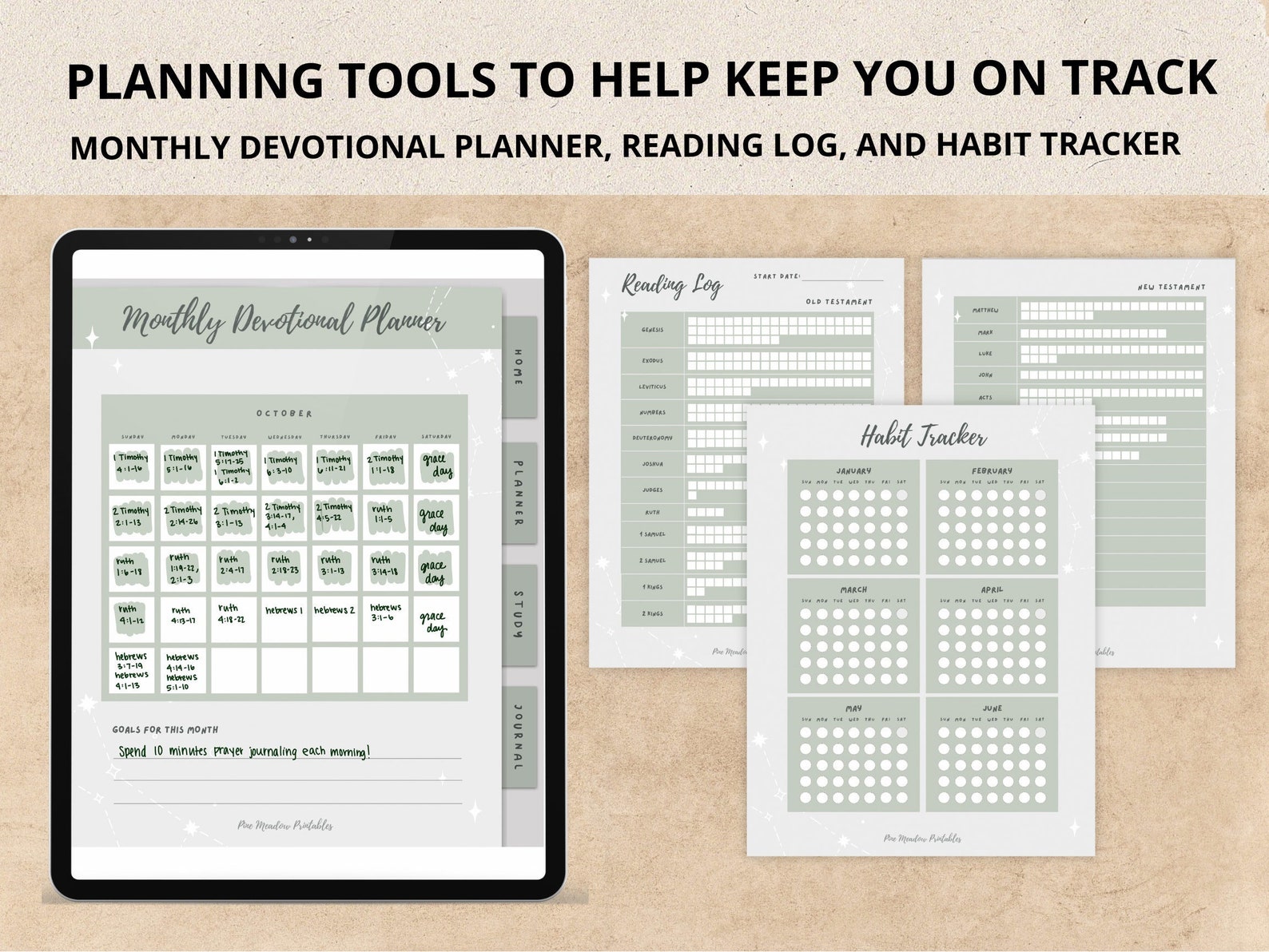 The Complete Digital Bible Study Journal | Sermon Notes Bible Study ...