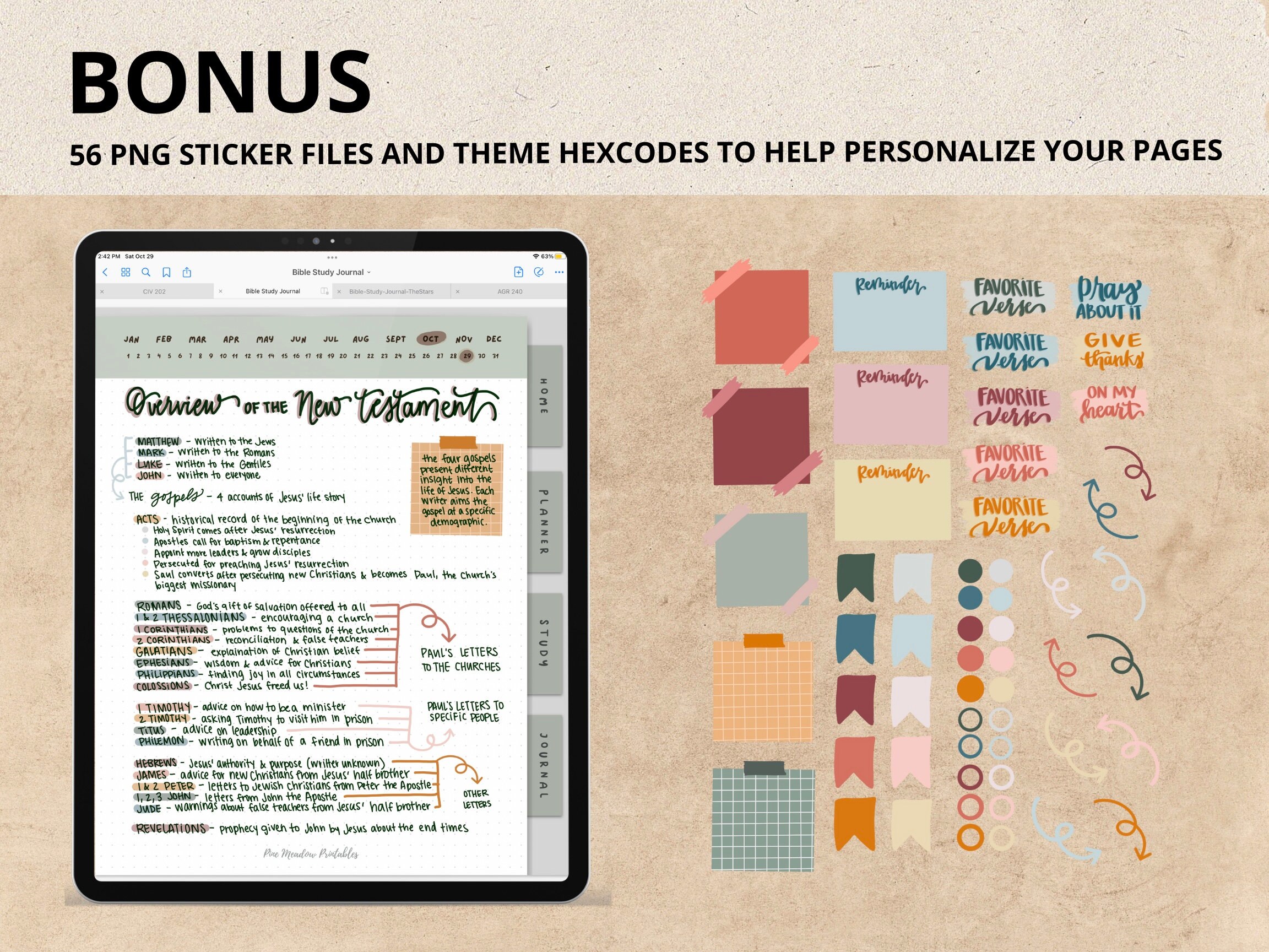 The Complete Digital Bible Study Journal Sermon Notes Bible - Etsy