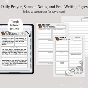 Digital Kids Bible Study Journal | Sermon Notes, Prayer, Activities ...