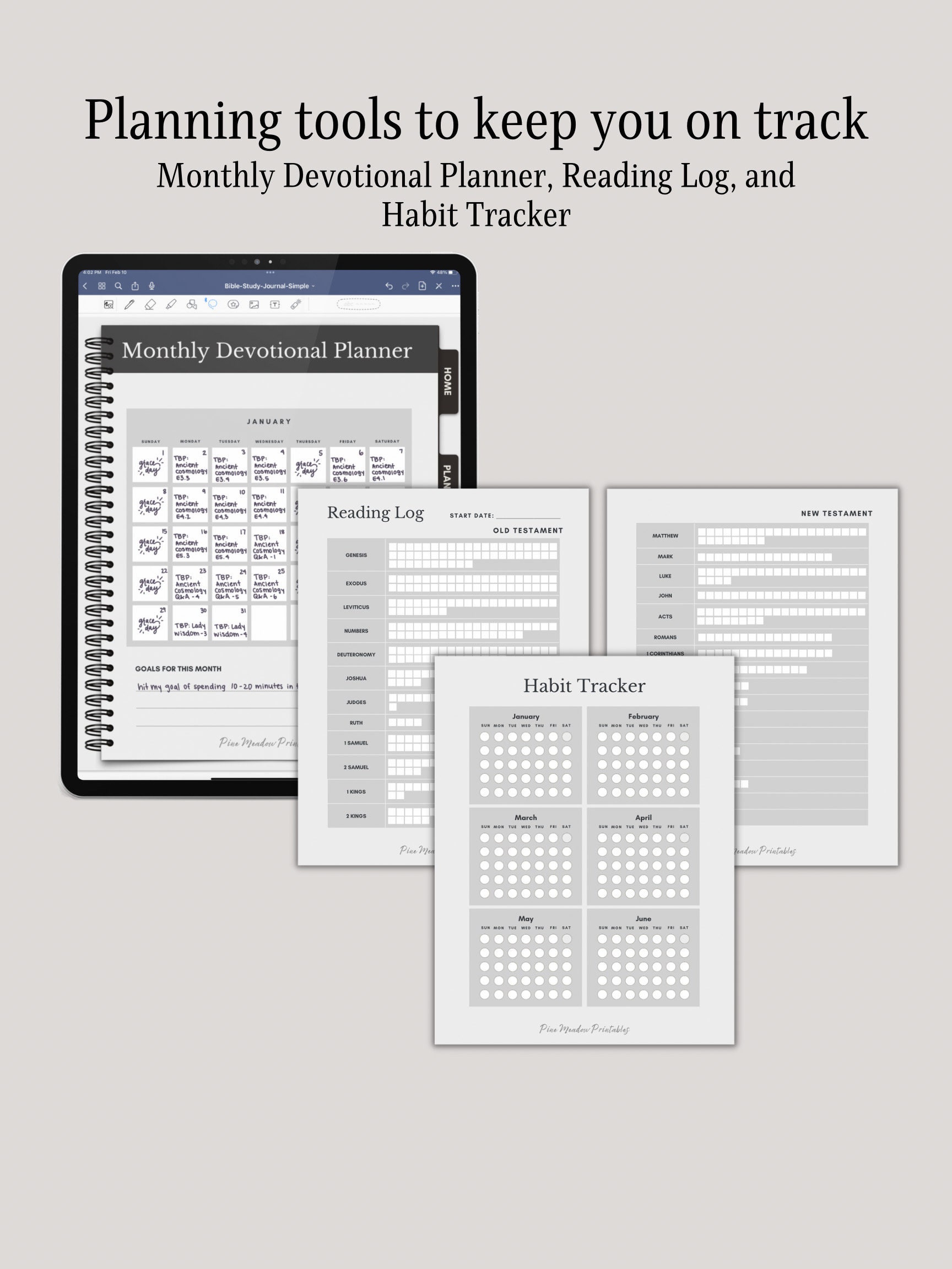 The Complete Digital Bible Study Journal | Men’s Bible Study Sermon ...