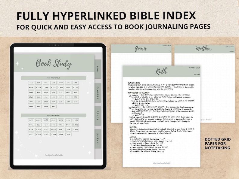The Complete Digital Bible Study Journal | Sermon Notes Bible Study ...