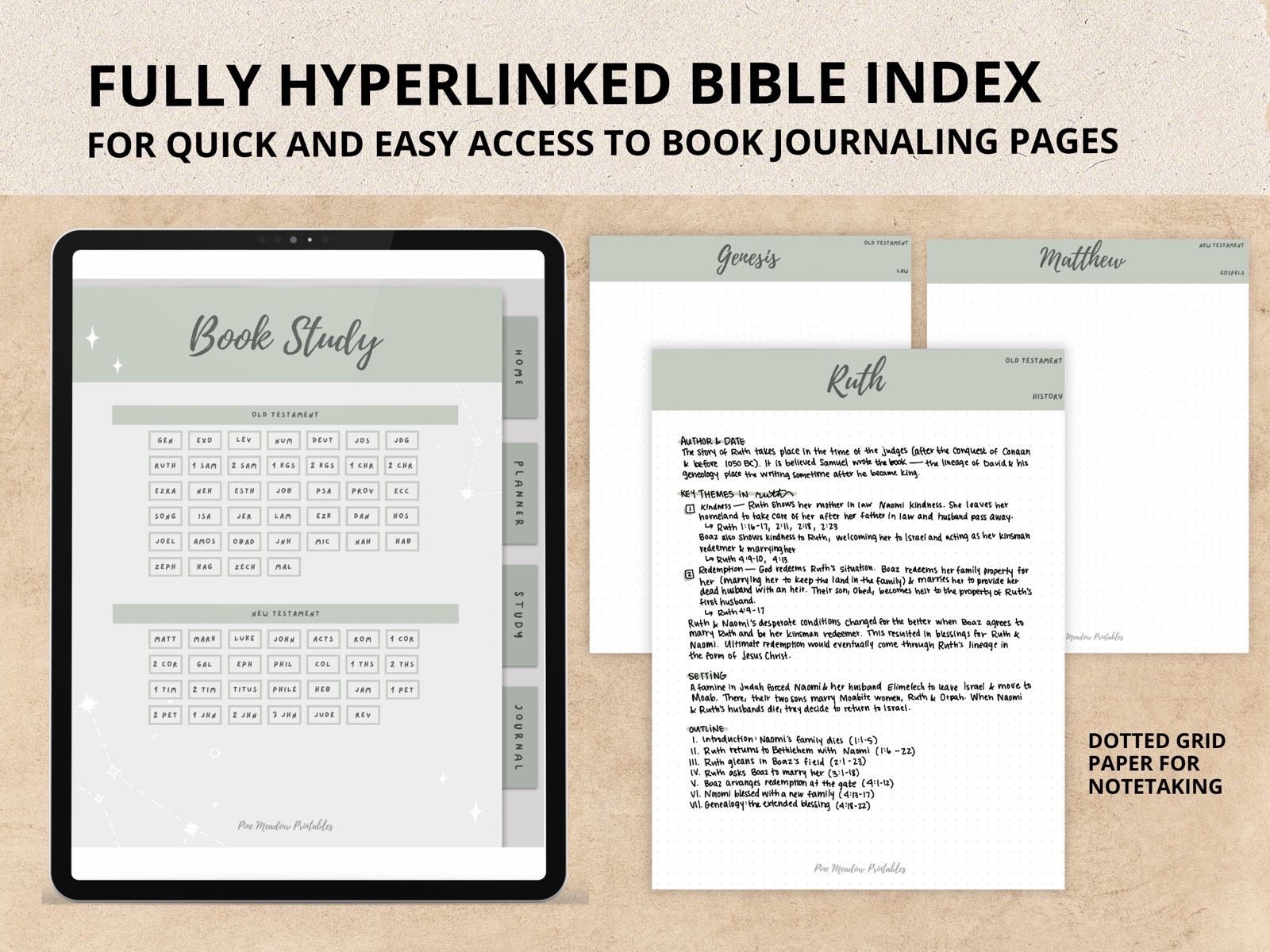 The Complete Digital Bible Study Journal Sermon Notes Bible - Etsy