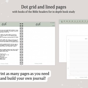 Printable Bible Study Journal | Sermon Notes, Prayer Journaling ...