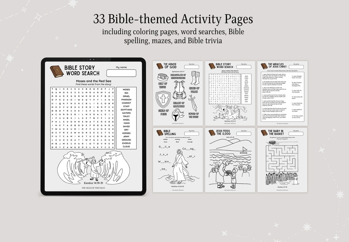 Digital Kids Bible Study Journal | Sermon Notes, Prayer, Activities ...