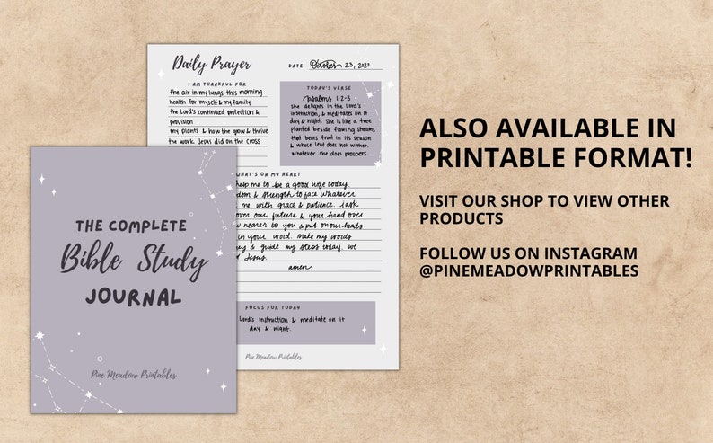 The Complete Digital Bible Study Journal | Sermon Notes Bible Study ...