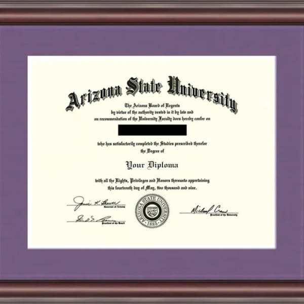 Arizona Diploma Frame - Etsy