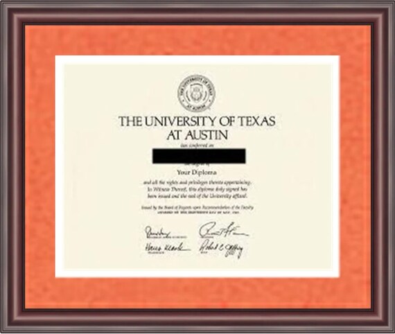 Diploma De La Universidad De Texas Austin Degrees & Programs