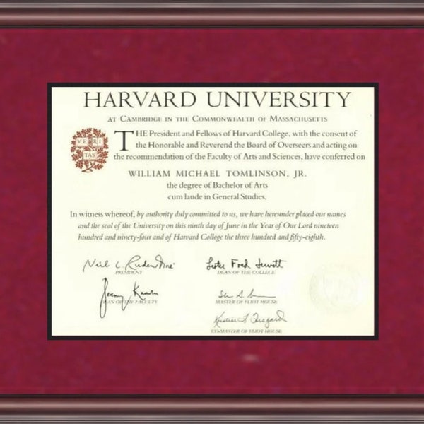 Harvard Diploma - Etsy